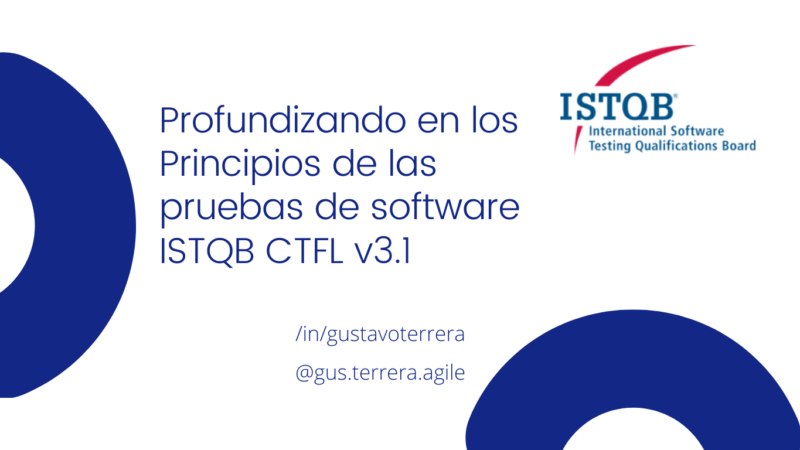 Profundizando un poco en los principios de las pruebas de software ...